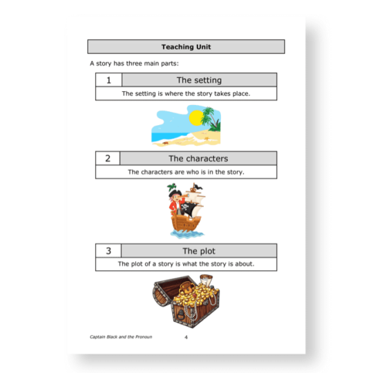 Using extracts to show the use of first/third person and nouns/pronouns.