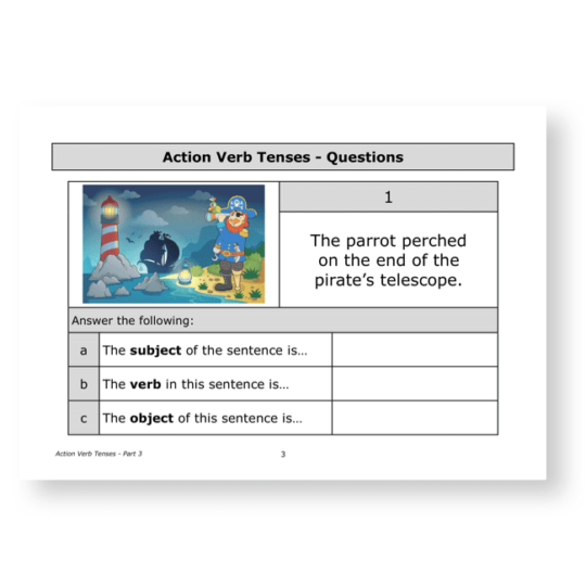 Can you spot the simple present tense in action?