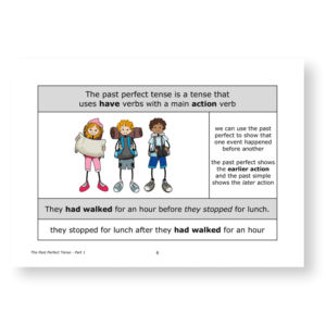 Can you spot the past perfect tense in the sentences below?