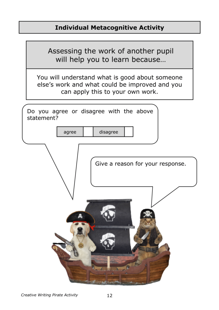 Evidence Based Learning | Y6 Creative Writing Pirate Activity