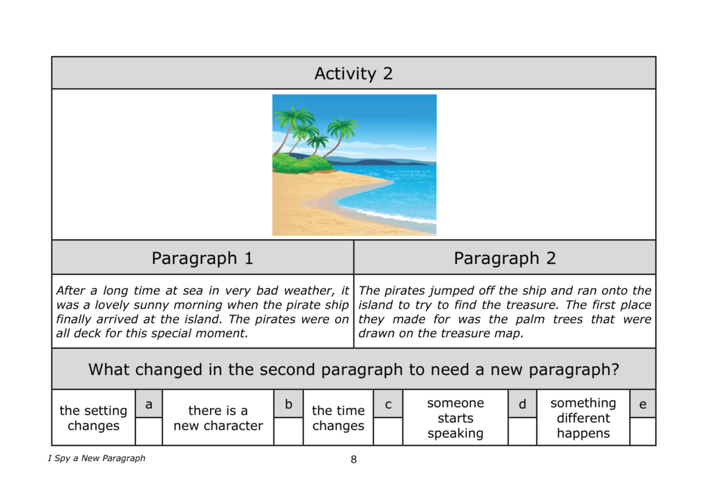 Evidence Based Learning | Y5 I Spy a New Paragraph